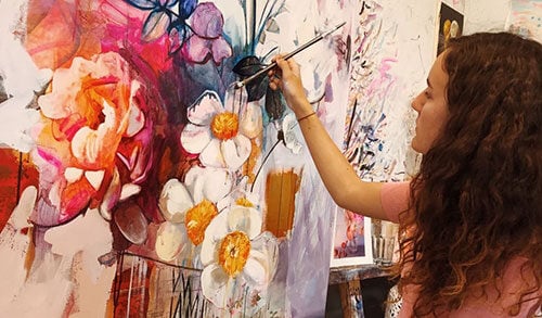 Masterclass | How to Create an Abstract Floral Painting