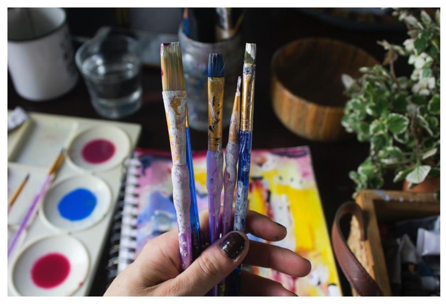 Art Tutorials: Clean Your Art Brushes in 3 Easy Steps