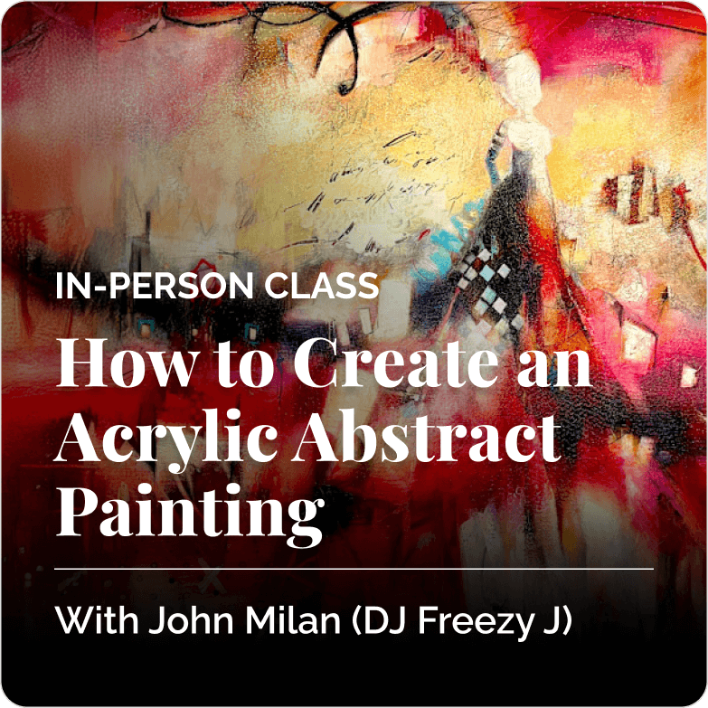 How to Create an Acrylic Abstract Painting | Sarasota, FL - February 17 ...