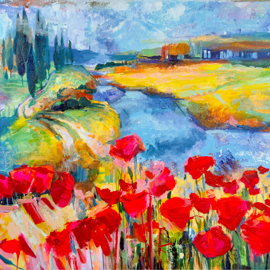 How To Create An Abstract Landscape Painting Volume 2